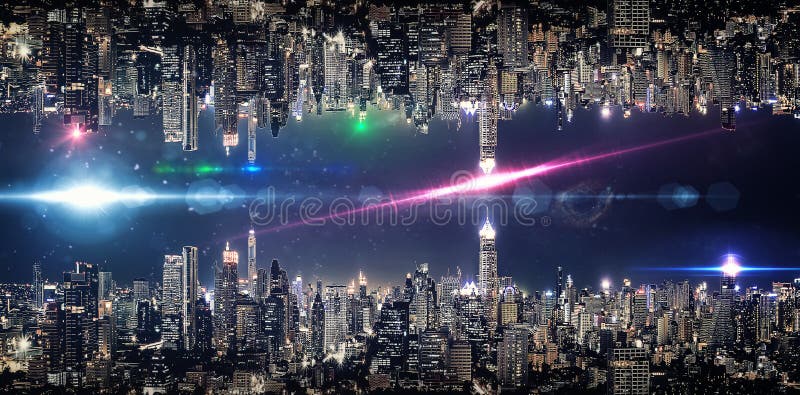 Parallel Universe Science Theory Stock Image - Image of universe, black ...
