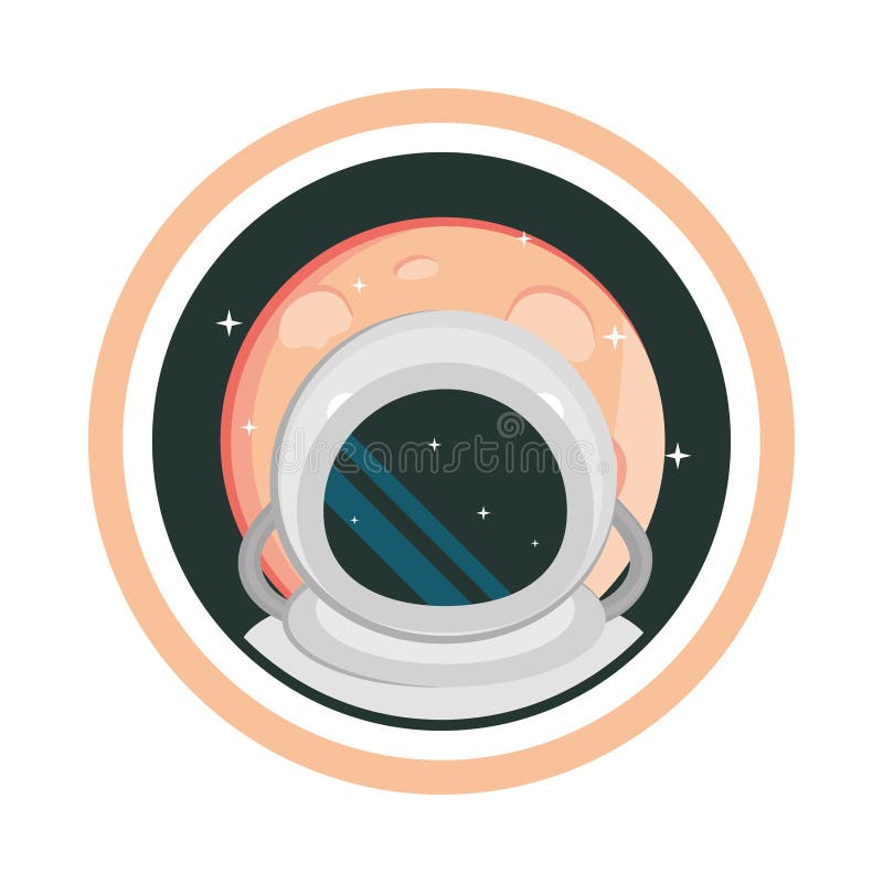 Space astronaut retro stock illustration. Illustration of astronaut ...