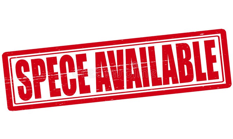 Space Available Text Buffered Stock Vector - Illustration of indisposed ...
