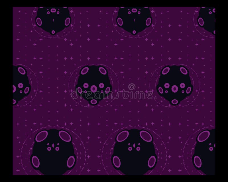 Space Background with Abstract Shape and Planets Vector Illustration ...