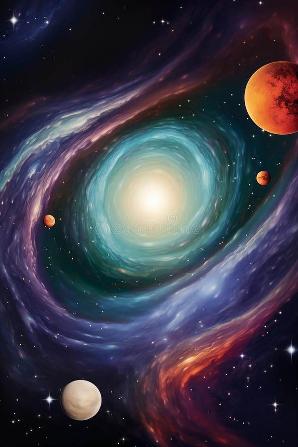 Space Background, Book Cover, Poster Template. Amazing Cosmic Wallpaper ...