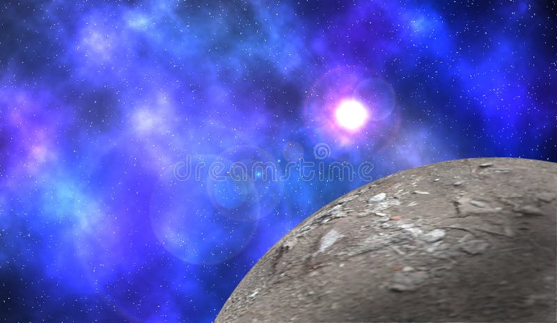 Space Background. Cosmos Science Concept Stock Image - Image of blue ...