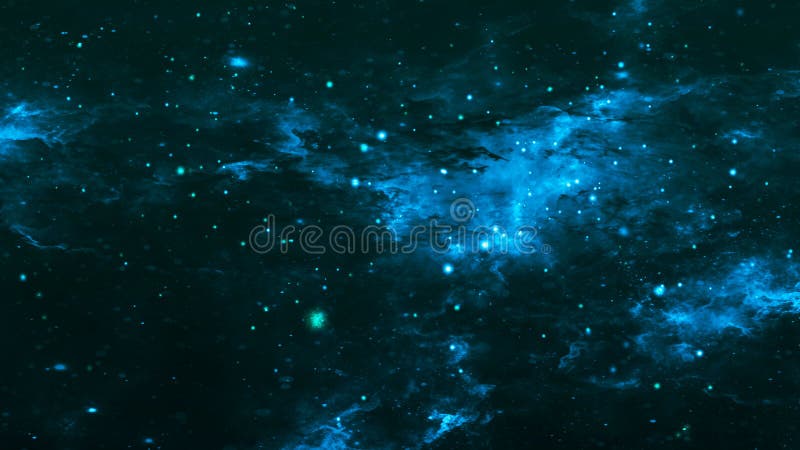 Space Background. Flight in Space with Simulation of Galaxies and ...