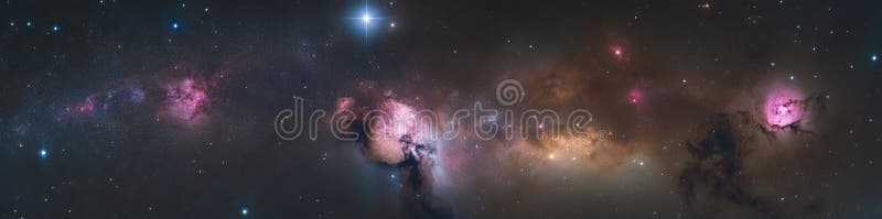 Space Background Image of Nebula and Stars, Suitable for a Night Sky ...