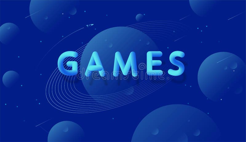 The Inscription Games in Russian, Cyrillic. Logo and Inscription ...