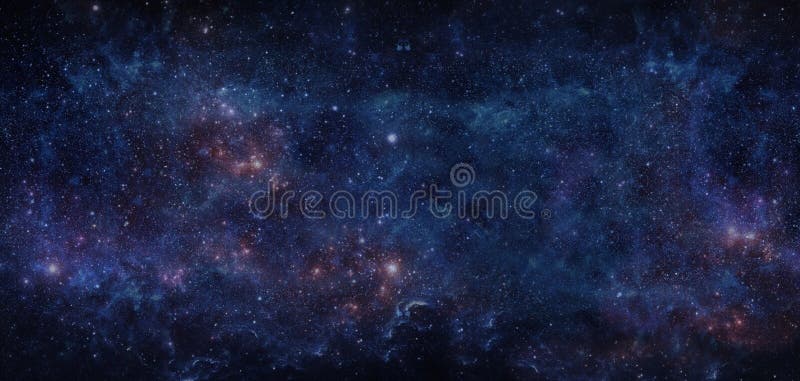 The Texture of the Colorful Outer Space with Stars. Stock Illustration ...