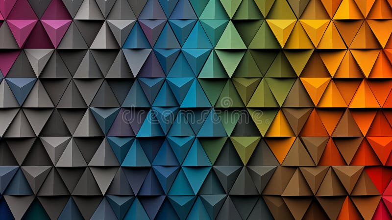 Space Background Overlays Blue Triangles Stock Illustration ...
