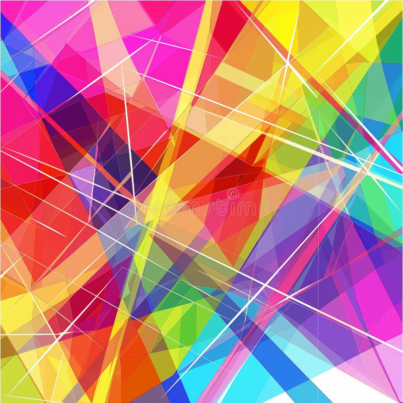 Space Background Overlays Blue Triangles Stock Illustration ...