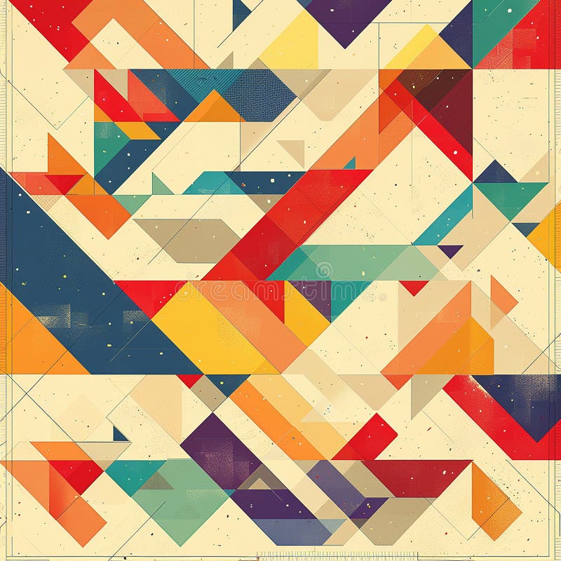 Space Background Overlays Blue Triangles Stock Illustration ...