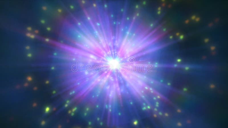 Space Background. Realistic Colorful Cosmos Stock Illustration ...