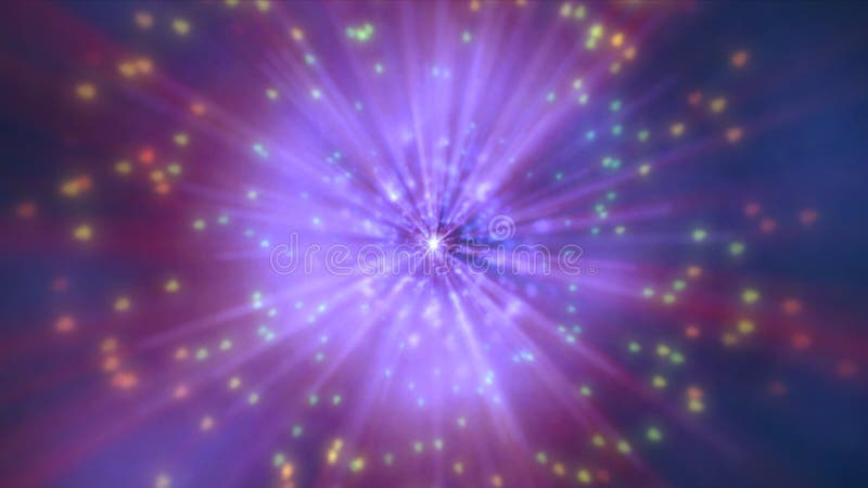 Space Background. Realistic Colorful Cosmos Stock Illustration ...