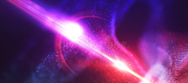 Modern Light Effect Galaxy Sky Space Background with Lens Flare. Stock ...