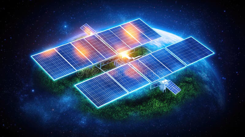 Space-based Solar Power Satellite Orbiting Earth for Renewable Energy ...