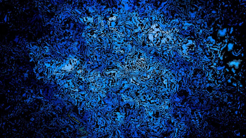 Space Blue Anamorphic Symmetrical Abstract Background Stock ...