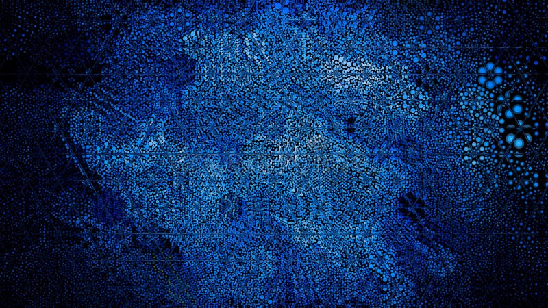 Space Blue Anamorphic Symmetrical Abstract Background Stock ...