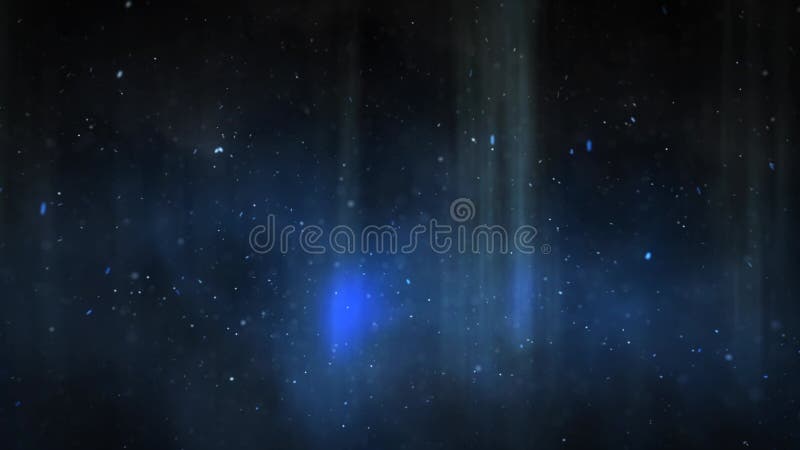 Space Blue Lights and Particles Atmosphere 4K Loop Stock Video - Video ...