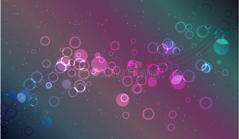 Space bubbles stock illustration. Illustration of artistic - 36310004