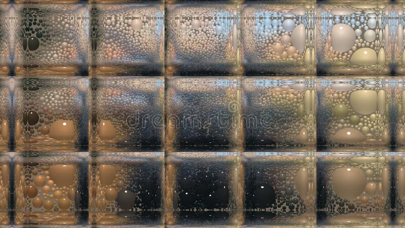 Space Bubbles Abstract Background Shapes and Blurs Stock Illustration ...