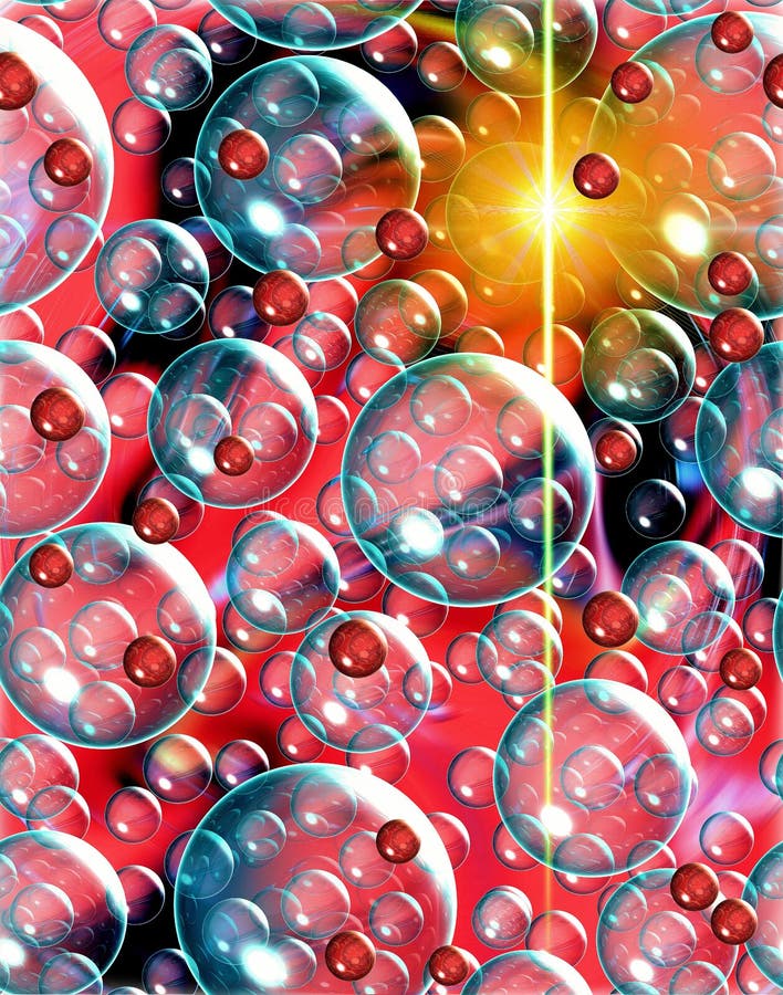 Space and Bubbles Background Stock Image - Image of planet, hole: 85736229