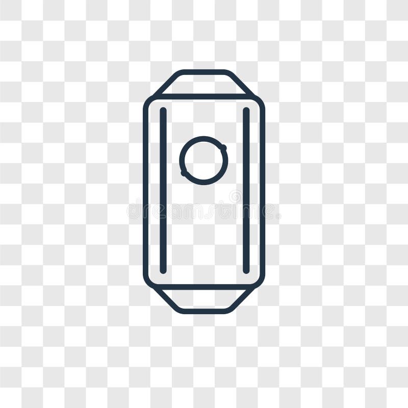 Space Capsule Concept Vector Linear Icon Isolated on Transparent Stock ...
