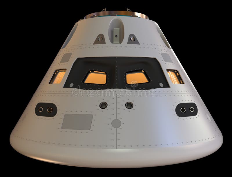 Space capsule stock illustration. Illustration of white - 59948238
