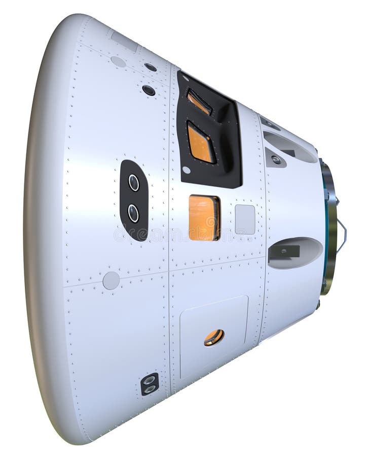 Space Capsule Reentry stock illustration. Illustration of space - 41884254
