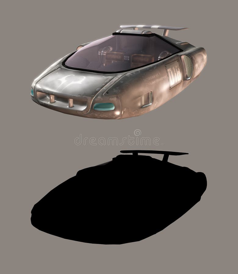 Space Car stock illustration. Illustration of scifi, poser - 1862160