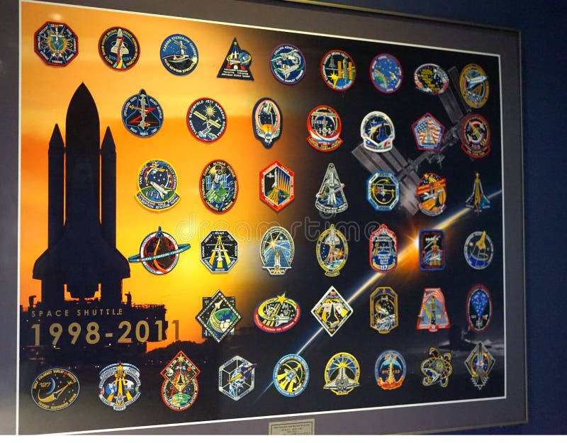 NASA Flights 1998-2011 with Mission Badges Editorial Image - Image of ...
