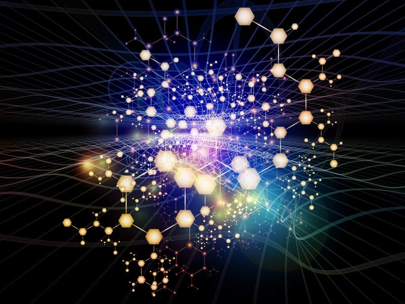 Space Chemistry stock illustration. Illustration of arrangement - 172691313