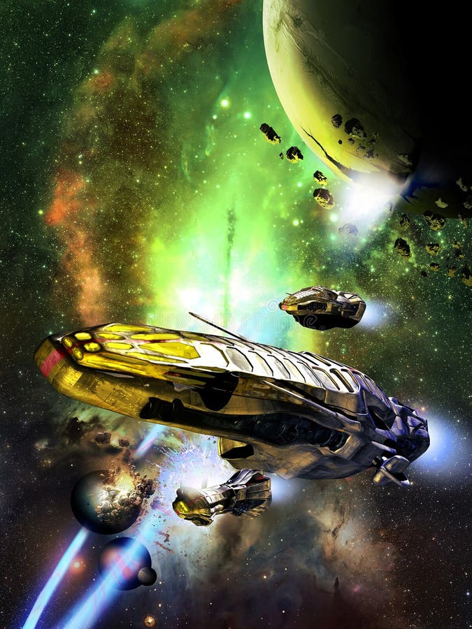 Space collapsing stock illustration. Illustration of blue - 74878580