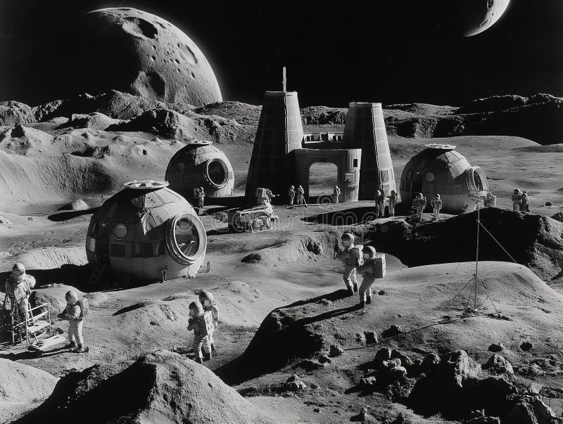 Space Colony on the Moon, Construction of Settlements on the Moon ...