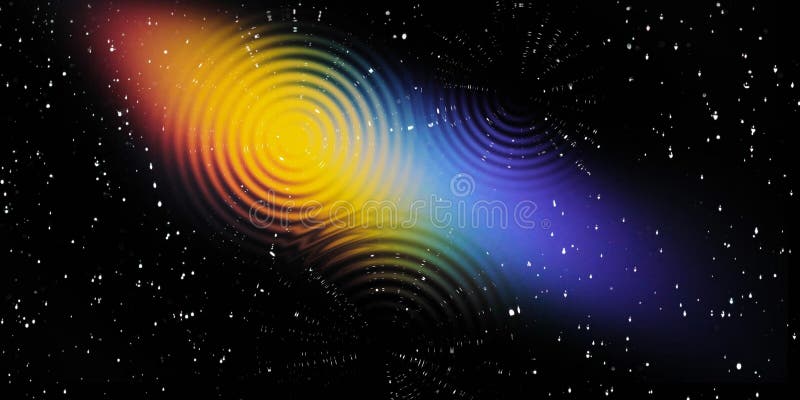 Space Colors Abstract Background Shapes and Blurs Stock Illustration ...