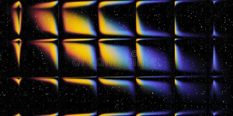Space Colors Abstract Background Shapes and Blurs Stock Illustration ...