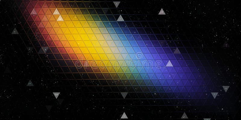 Space Colors Abstract Background Shapes and Blurs Stock Illustration ...