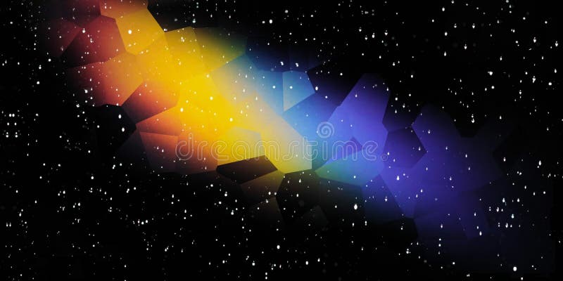 Space Colors Abstract Background Shapes and Blurs Stock Illustration ...