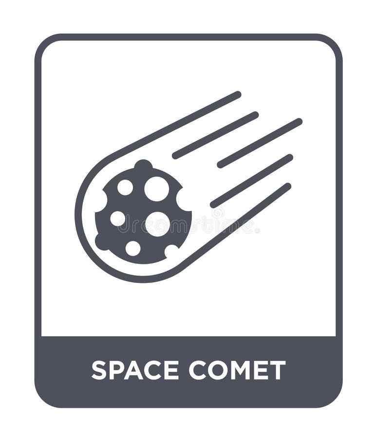 Space Comet Icon in Trendy Design Style. Space Comet Icon Isolated on ...
