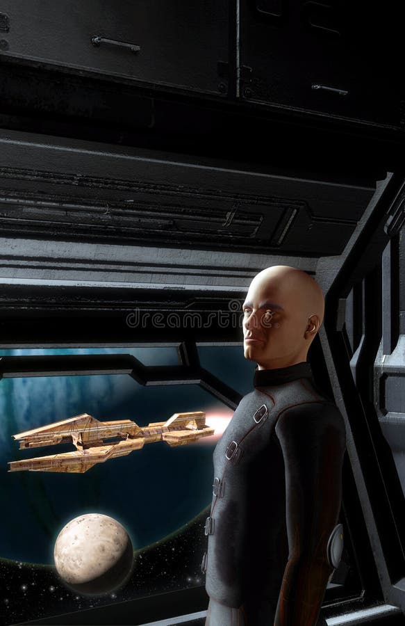 Space commander stock illustration. Illustration of future - 51852300