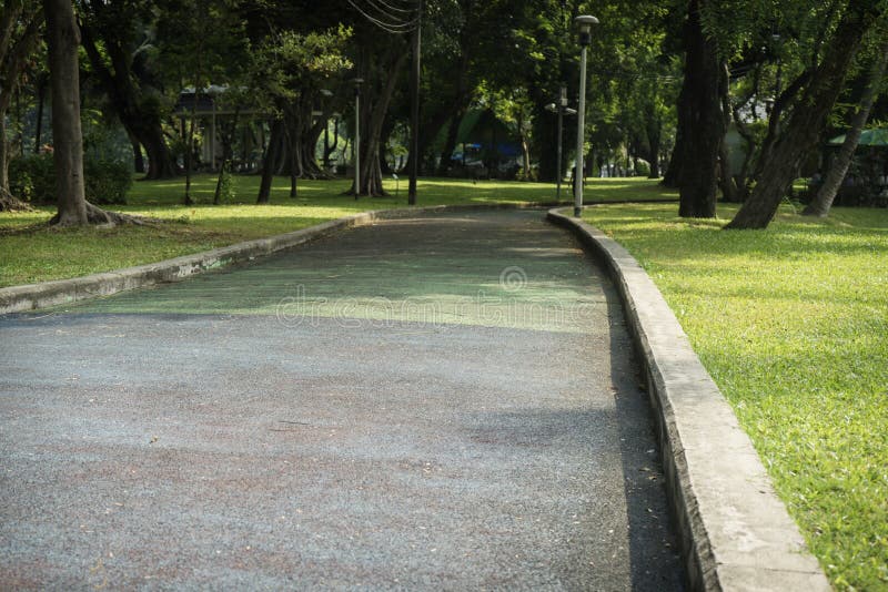 Space and Concrete Floor in Public Park Stock Photo - Image of road ...