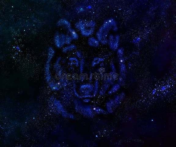 Wolf Constellation Stock Illustrations – 428 Wolf Constellation Stock ...