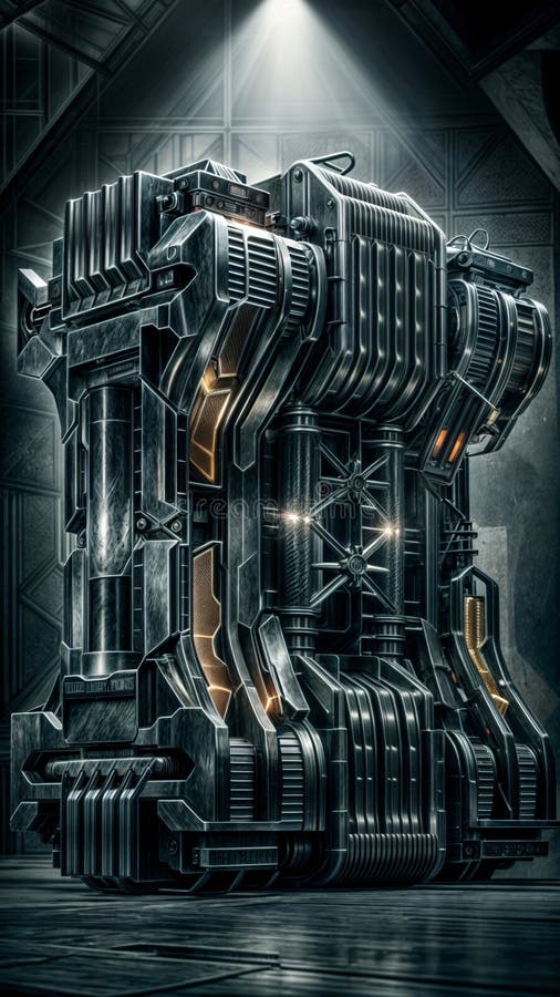 Space Container with Valuable Equipment Stock Illustration ...