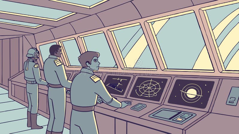 Space Control Room, Futuristic Interior, Mission Control, Technology ...