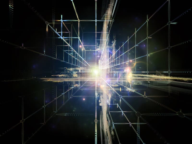 Space Corridor stock illustration. Illustration of design - 156807305