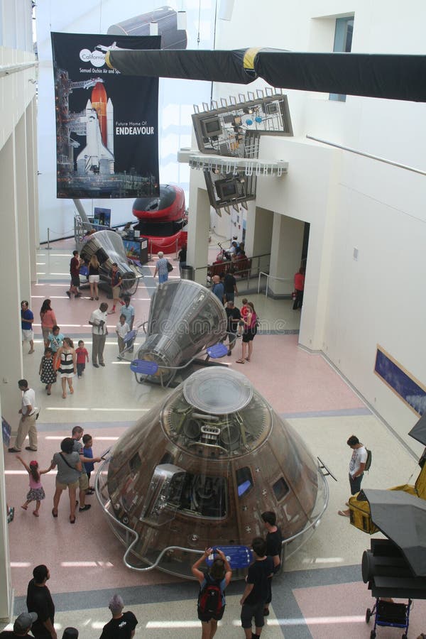 Space Craft Exhibit editorial stock image. Image of flag - 42636104