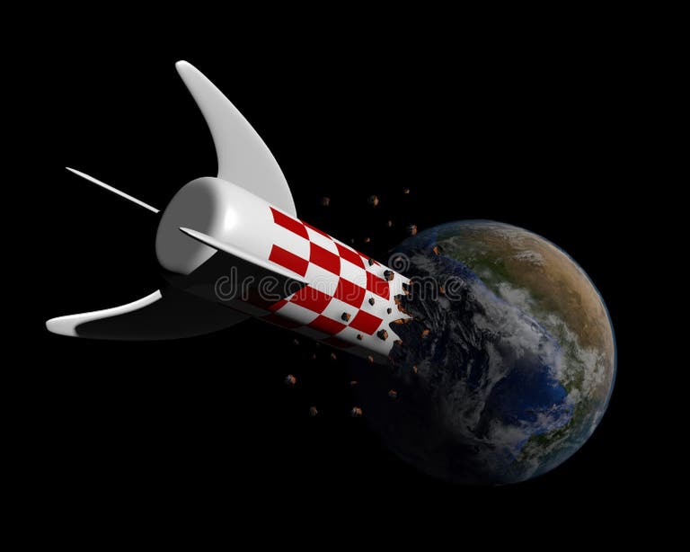 Space crash stock illustration. Illustration of planet - 23567059