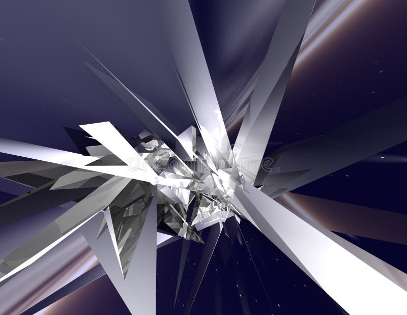 Space crystals stock illustration. Illustration of abstract - 826917