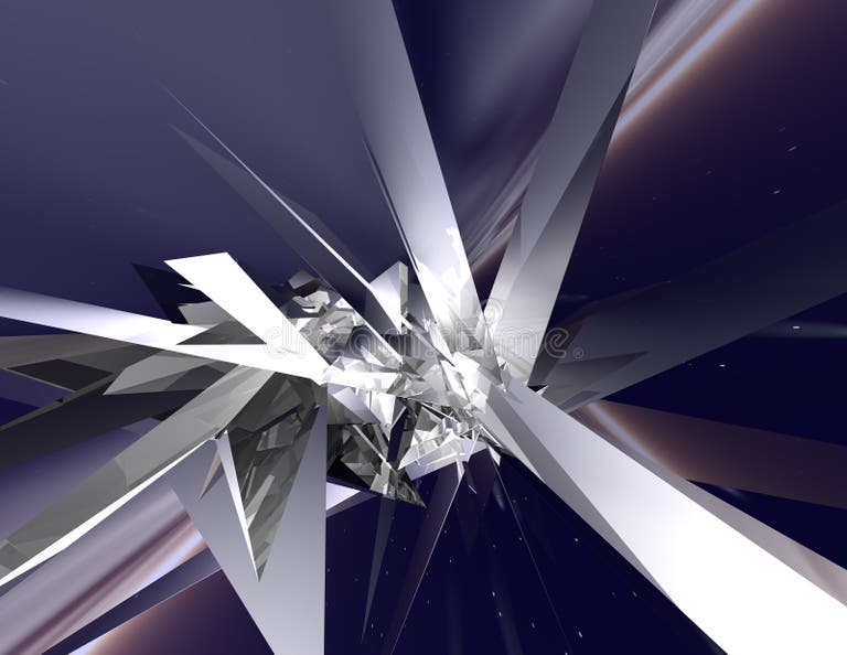Space crystals stock illustration. Illustration of abstract - 826917