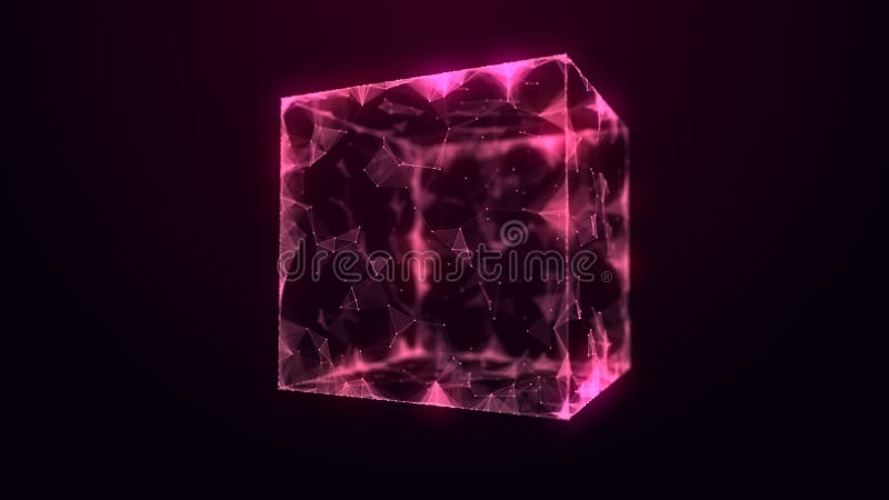 Digital Technology Particles Cube Stock Illustrations – 868 Digital ...