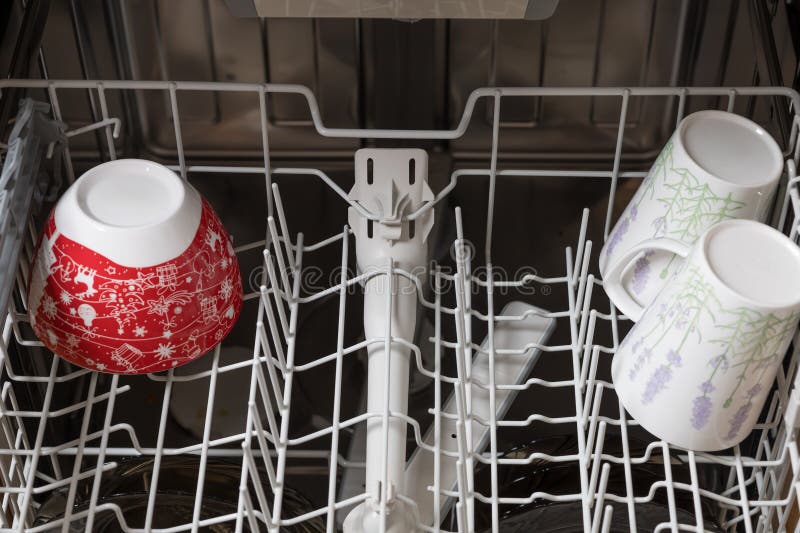 Space for Dishwasher and Dirty Dishes To Wash Stock Image - Image of ...