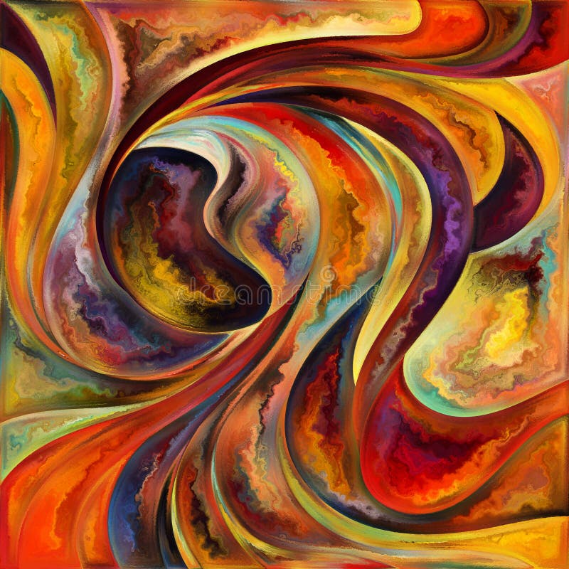 Space Division in Art stock illustration. Illustration of beautiful ...