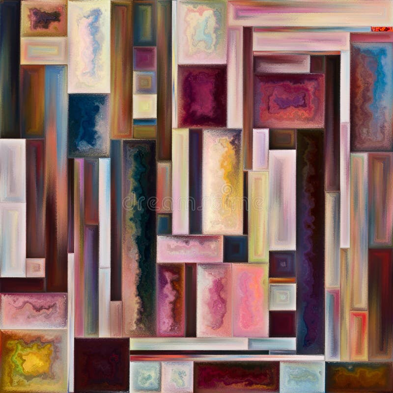 Space Division in Art stock illustration. Illustration of classic ...